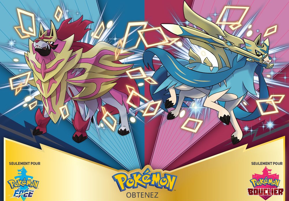 Distribution de Zacian et Zamazenta chromatiques ! - Pokégraph