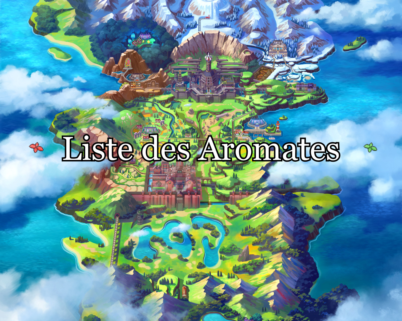 Liste des Aromates - Pokégraph