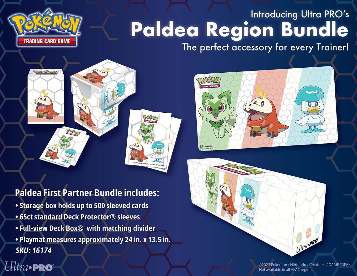 Nouvelle collection Pokémon Ultra Pro : Paldea Region Bundle - Pokégraph
