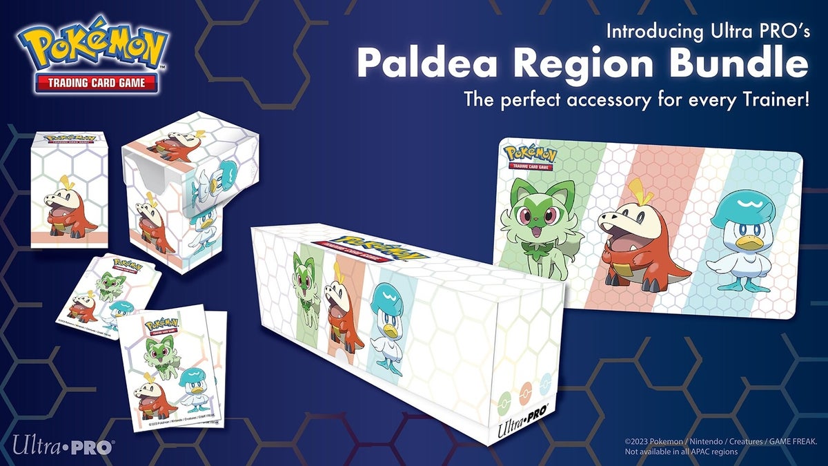 Nouvelle collection Pokémon Ultra Pro : Paldea Region Bundle - Pokégraph