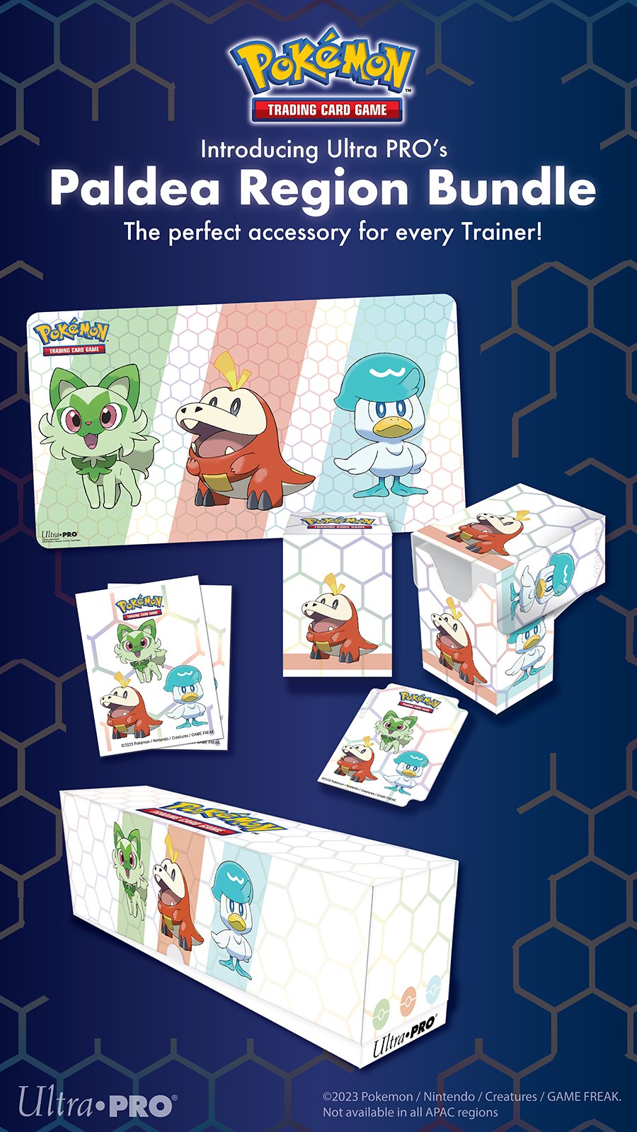 Nouvelle collection Pokémon Ultra Pro : Paldea Region Bundle - Pokégraph