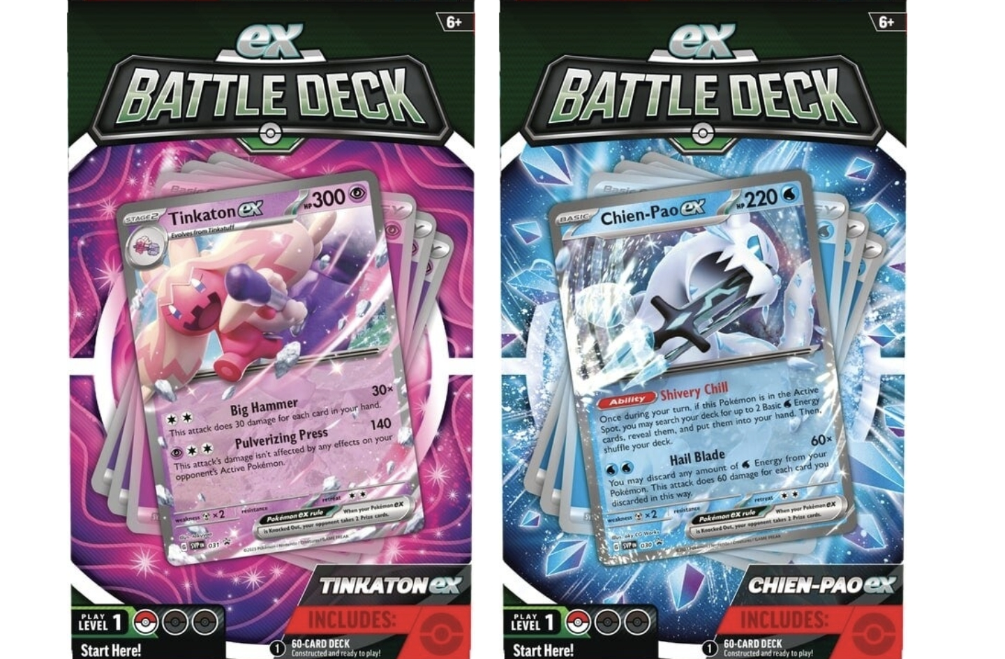 JCC Pokémon : ex Battle Deck de Forgelina ex et Baojian ex - Pokégraph
