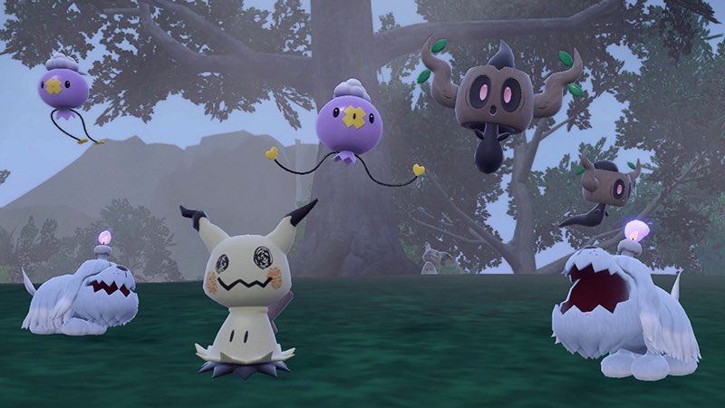 Apparitions massives de Pokémon Spectre sur Écarlate et Violet - Pokégraph