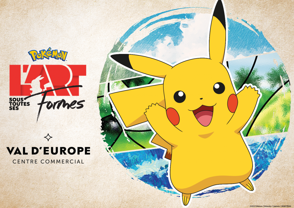 Pokémon : l’art sous toutes ses formes - un évènement à Val d’Europe